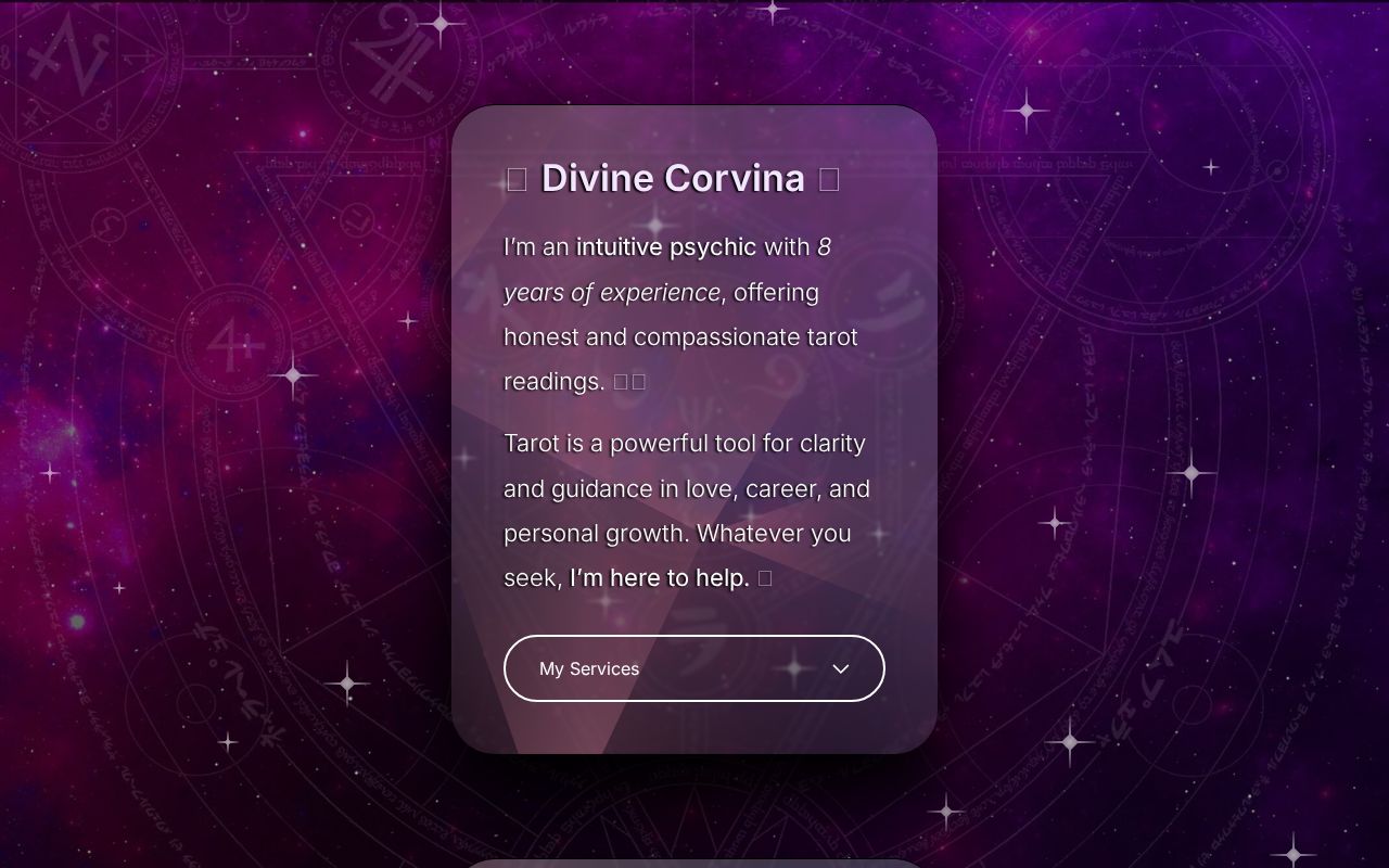 🔮 Divine Corvina | Psychic Readings, Manifestation & Spiritual Guidance